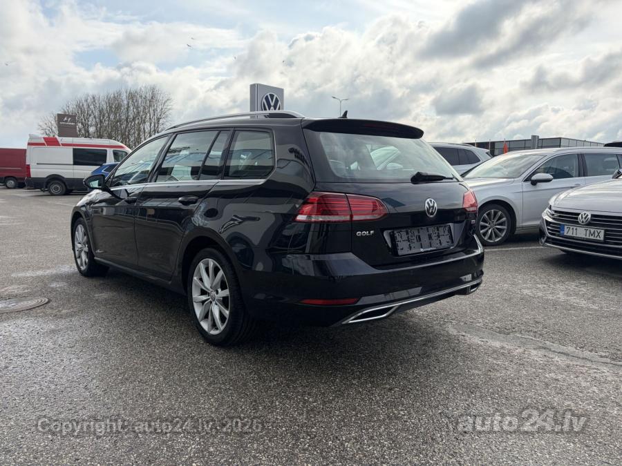 Black Volkswagen Golf 2018 in Viljandi, with an engine capacity of 1.50 L and mileage of 189 thousand km for 10990 €, photo 4 on AUTOMOTO.COM.LV