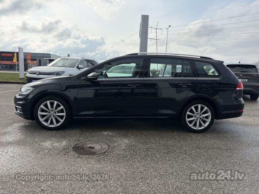 Black Volkswagen Golf 2018 in Viljandi, with an engine capacity of 1.50 L and mileage of 189 thousand km for 10990 €, photo 17 on AUTOMOTO.COM.LV