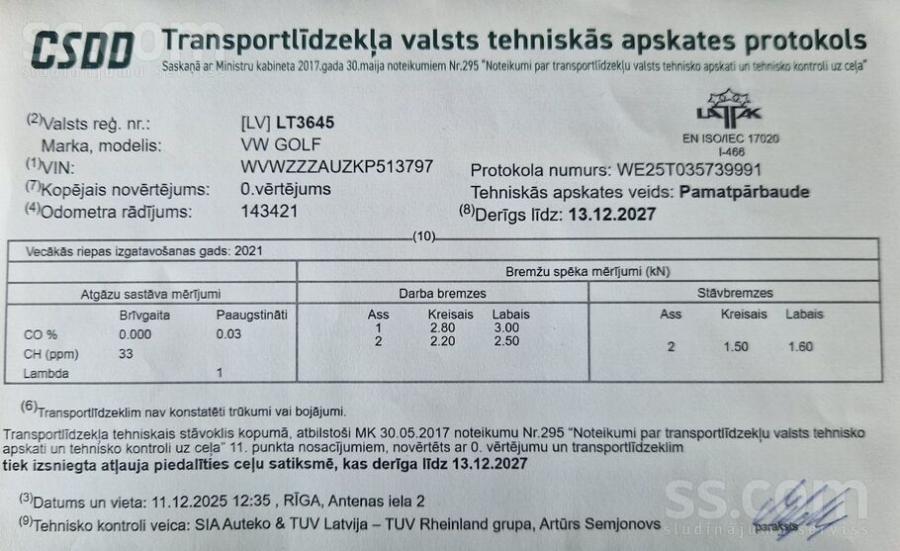 Melns Volkswagen Golf 2018 Rīga, ar dzinēja tilpumu 1.50 L un nobraukumu 151 tūkst. km par 11000 €, foto 22 vietnē AUTOMOTO.COM.LV
