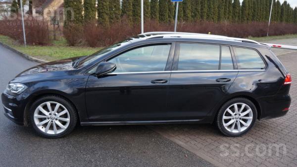 Black Volkswagen Golf 2019 in Jelgava, with an engine capacity of 1.50 L and mileage of 0 thousand km for 12990 €, photo 2 on AUTOMOTO.COM.LV