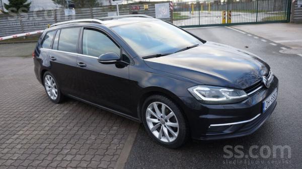 Black Volkswagen Golf 2019 in Jelgava, with an engine capacity of 1.50 L and mileage of 0 thousand km for 12990 €, photo 6 on AUTOMOTO.COM.LV