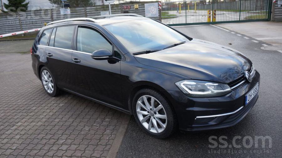 Black Volkswagen Golf 2019 in Jelgava, with an engine capacity of 1.50 L and mileage of 0 thousand km for 12990 €, photo 6 on AUTOMOTO.COM.LV