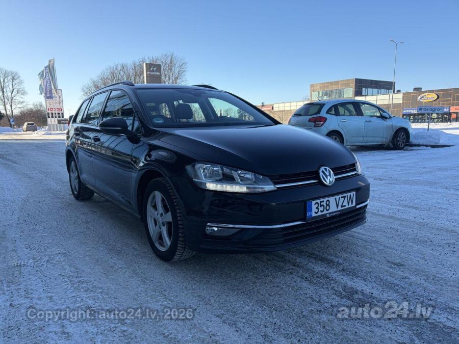 Black Volkswagen Golf 2019 in Viljandi, with an engine capacity of 2.00 L and mileage of 279 thousand km for 10490 €, photo 2 on AUTOMOTO.COM.LV