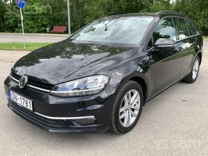 Black Volkswagen Golf 2019 in Ogre, with an engine capacity of 2.00 L and mileage of 182 thousand km for 11770 €, photo 4 on AUTOMOTO.COM.LV