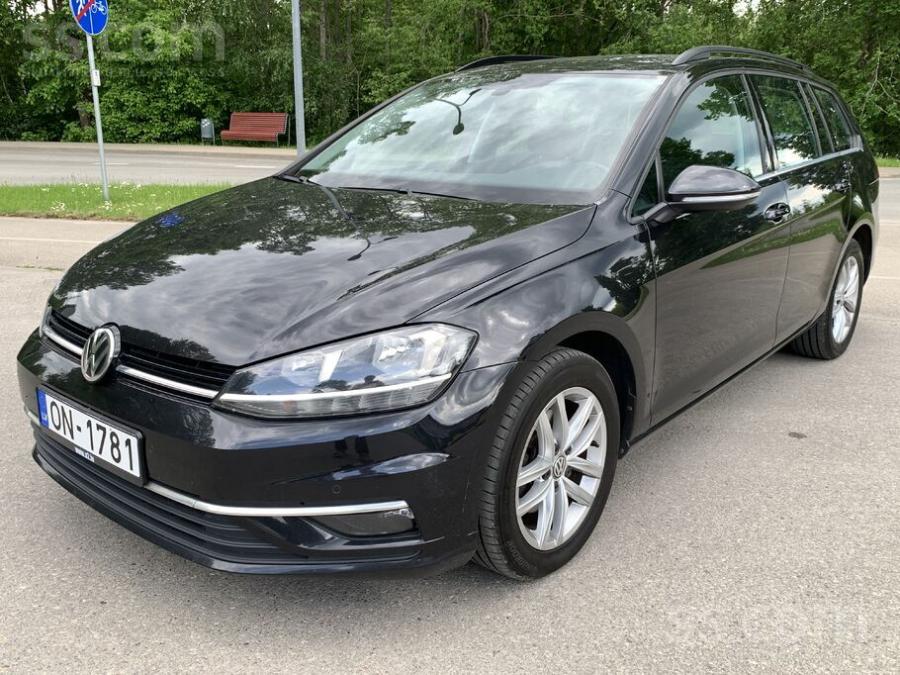 Black Volkswagen Golf 2019 in Ogre, with an engine capacity of 2.00 L and mileage of 182 thousand km for 11770 €, photo 4 on AUTOMOTO.COM.LV