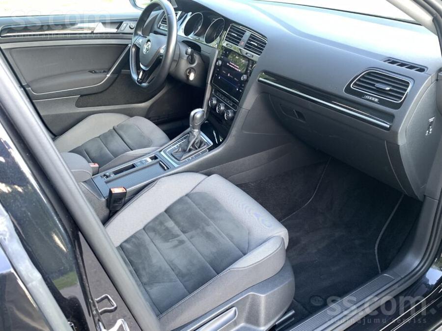 Black Volkswagen Golf 2019 in Ogre, with an engine capacity of 2.00 L and mileage of 182 thousand km for 11770 €, photo 11 on AUTOMOTO.COM.LV