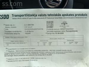 Black Volkswagen Golf 2019 in Ogre, with an engine capacity of 2.00 L and mileage of 182 thousand km for 11770 €, photo 24 on AUTOMOTO.COM.LV