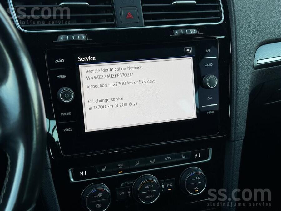 Melns Volkswagen Golf 2019 Rīga, ar dzinēja tilpumu 2.00 L un nobraukumu 231 tūkst. km par 13500 €, foto 22 vietnē AUTOMOTO.COM.LV