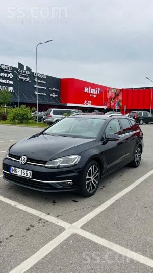 Black Volkswagen Golf 2019 in Riga, with an engine capacity of 2.00 L and mileage of 172 thousand km for 11700 €, photo 3 on AUTOMOTO.COM.LV