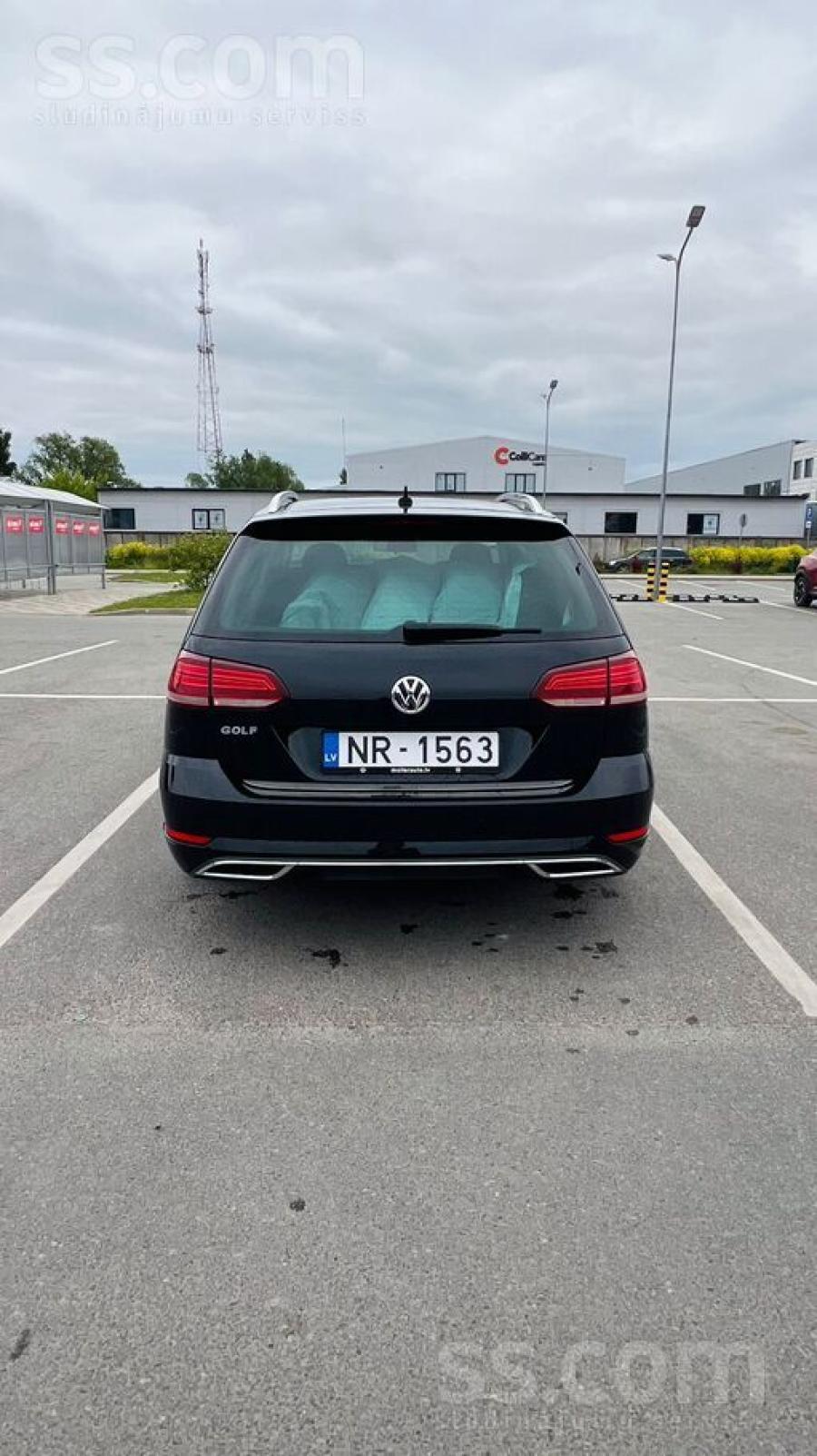 Black Volkswagen Golf 2019 in Riga, with an engine capacity of 2.00 L and mileage of 172 thousand km for 11700 €, photo 4 on AUTOMOTO.COM.LV