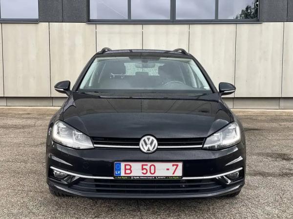Black Volkswagen Golf 2019 in Sigulda, with an engine capacity of 2.00 L and mileage of 212 thousand km for 11690 €, photo 2 on AUTOMOTO.COM.LV