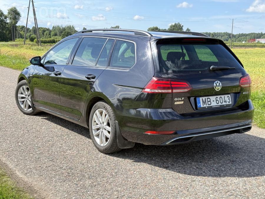 Black Volkswagen Golf 2019 in Riga, with an engine capacity of 1.50 L and mileage of 208 thousand km for 9990 €, photo 5 on AUTOMOTO.COM.LV