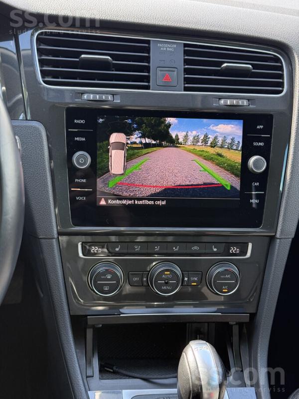 Melns Volkswagen Golf 2019 Rīga, ar dzinēja tilpumu 1.50 L un nobraukumu 208 tūkst. km par 9990 €, foto 9 vietnē AUTOMOTO.COM.LV