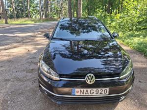 Black Volkswagen Golf 2019 in Ukmerge, with an engine capacity of 1.60 L and mileage of 251 thousand km for 8595 €, photo 9 on AUTOMOTO.COM.LV