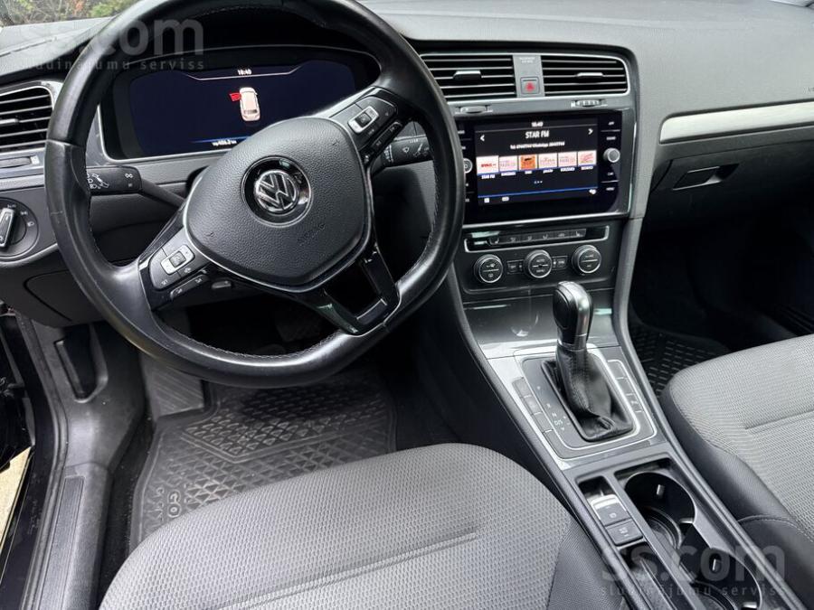 Melns Volkswagen Golf 2019 Jelgava, ar dzinēja tilpumu 1.50 L un nobraukumu 177 tūkst. km par 12700 €, foto 5 vietnē AUTOMOTO.COM.LV