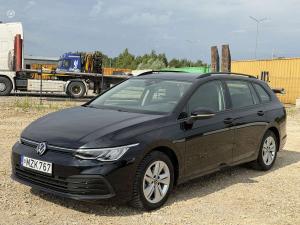 Black Volkswagen Golf 2022 in Siauliai, with an engine capacity of 1.50 L and mileage of 12 thousand km for 15999 €, photo  on AUTOMOTO.COM.LV