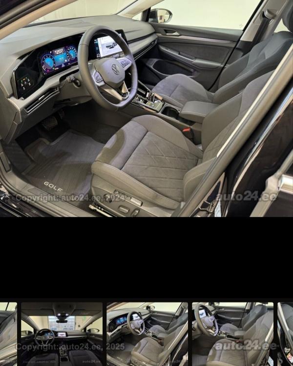 Melns Volkswagen Golf 2024 Tallina, ar dzinēja tilpumu 1.50 L un nobraukumu 16 tūkst. km par 28000 €, foto 11 vietnē AUTOMOTO.COM.LV