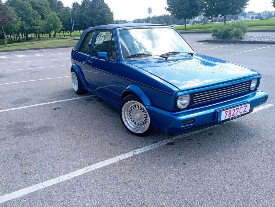 Zils Volkswagen Golf 1980 Kalvarija, ar dzinēja tilpumu 1.46 L un nobraukumu 183 tūkst. km par 4999 €, foto 6 vietnē AUTOMOTO.COM.LV