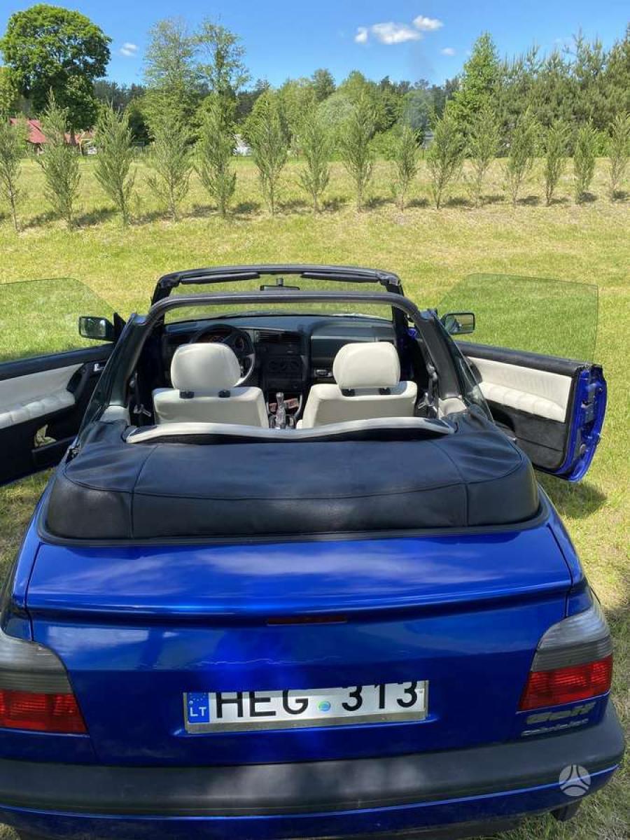 Zils Volkswagen Golf 1996 Kazlų Rūda, ar dzinēja tilpumu 1.78 L un nobraukumu 238 tūkst. km par 2850 €, foto 7 vietnē AUTOMOTO.COM.LV