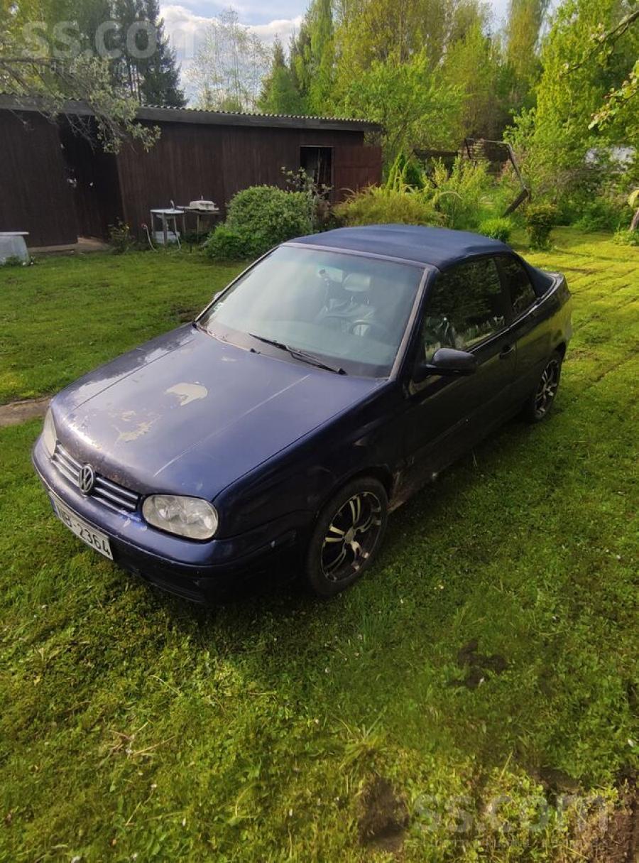 Zils Volkswagen Golf 1999 Alūksne, ar dzinēja tilpumu 1.90 L un nobraukumu 75 tūkst. km par 750 €, foto 1 vietnē AUTOMOTO.COM.LV