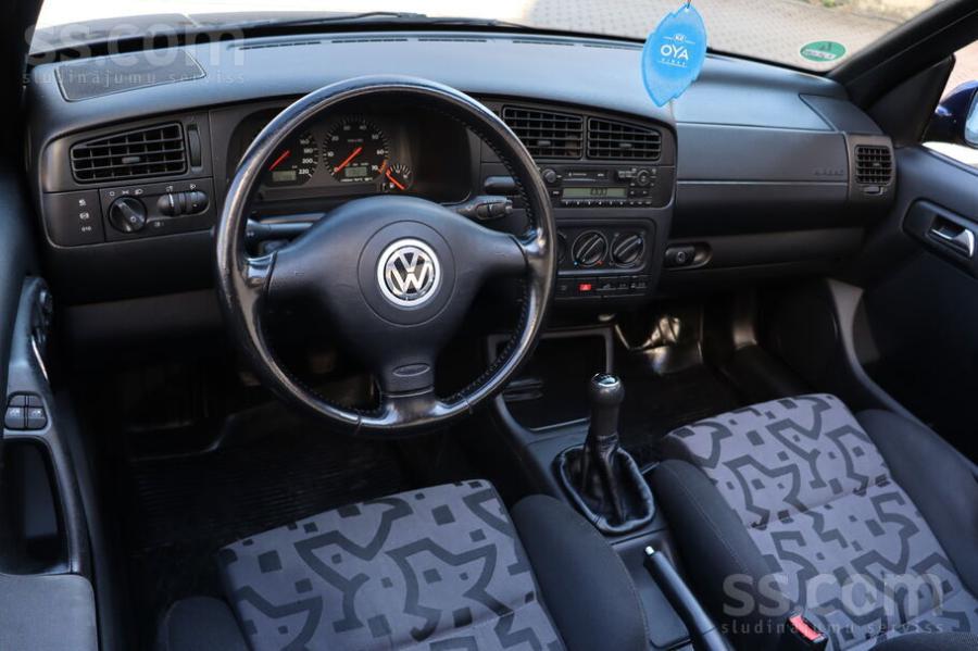 Zils Volkswagen Golf 1999 Rīga, ar dzinēja tilpumu 1.60 L un nobraukumu 208 tūkst. km par 2490 €, foto 12 vietnē AUTOMOTO.COM.LV