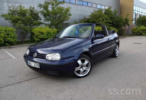 Blue Volkswagen Golf 1999 in Riga, with an engine capacity of 1.60 L and mileage of 208 thousand km for 2490 €, photo 2 on AUTOMOTO.COM.LV