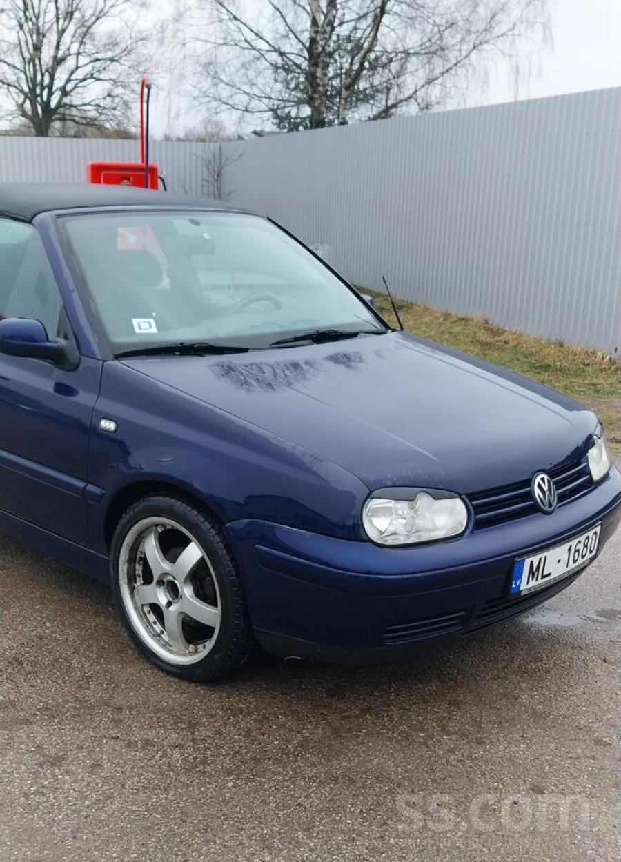 Blue Volkswagen Golf 2000 in Preili, with an engine capacity of 1.90 L and mileage of 260 thousand km for 1300 €, photo 2 on AUTOMOTO.COM.LV