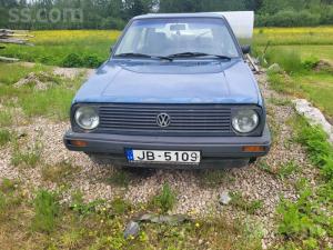 Blue Volkswagen Golf 1984 in Jekabpils, with an engine capacity of 1.80 L and mileage of 287 thousand km for 650 €, photo 2 on AUTOMOTO.COM.LV