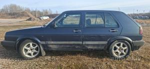 Blue Volkswagen Golf 1990 in Tallinn, with an engine capacity of 1.60 L and mileage of 180 thousand km for 1999 €, photo 3 on AUTOMOTO.COM.LV