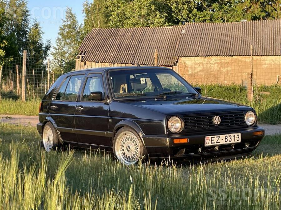 Синий Фольксваген Гольф 1991 в Тукумс, объемом двигателя 1.80 л и пробегом 422 тыс. км за 1900 €, фото 1 на AUTOMOTO.COM.LV