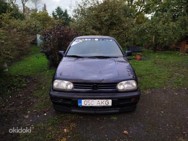 Blue Volkswagen Golf 1993 in Saue, with an engine capacity of 2.00 L and mileage of 0 thousand km for 1299 €, photo 3 on AUTOMOTO.COM.LV