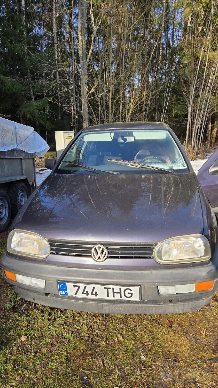 Zils Volkswagen Golf 1995 Pelva, ar dzinēja tilpumu 1.60 L un nobraukumu 272 tūkst. km par 600 €, foto 9 vietnē AUTOMOTO.COM.LV