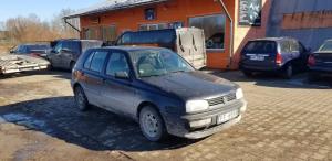 Blue Volkswagen Golf 1997 in Valmiera, with an engine capacity of 1.40 L and mileage of 392 thousand km for 460 €, photo  on AUTOMOTO.COM.LV
