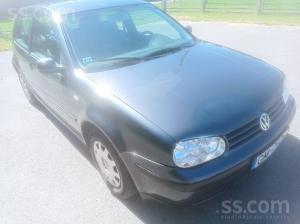 Blue Volkswagen Golf 1998 in Riga, with an engine capacity of 1.40 L and mileage of 188 thousand km for 800 €, photo 4 on AUTOMOTO.COM.LV