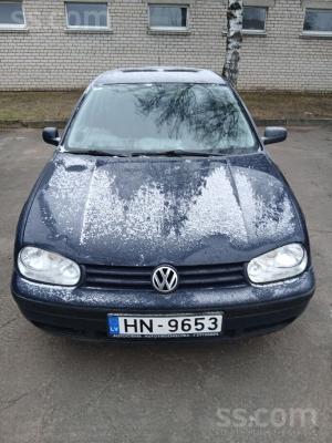 Blue Volkswagen Golf 1998 in Daugavpils, with an engine capacity of 1.90 L and mileage of 340 thousand km for 1650 €, photo  on AUTOMOTO.COM.LV