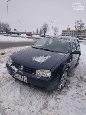 Zils Volkswagen Golf 1998 Klaipėda, ar dzinēja tilpumu 1.40 L un nobraukumu 210 tūkst. km par 850 €, foto  vietnē AUTOMOTO.COM.LV