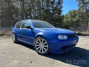 Blue Volkswagen Golf 1998 in Riga, with an engine capacity of 1.60 L and mileage of 321 thousand km for 1100 €, photo  on AUTOMOTO.COM.LV