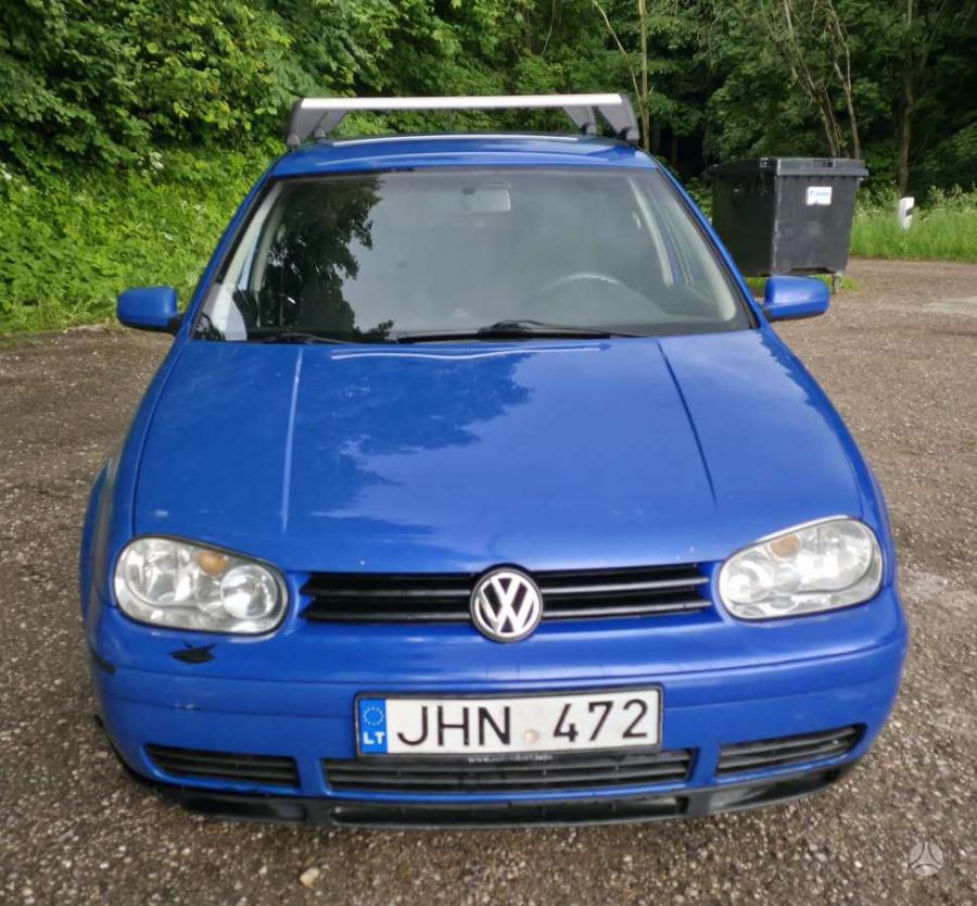 Zils Volkswagen Golf 1998 Jonava, ar dzinēja tilpumu 1.90 L un nobraukumu 421 tūkst. km par 950 €, foto 1 vietnē AUTOMOTO.COM.LV