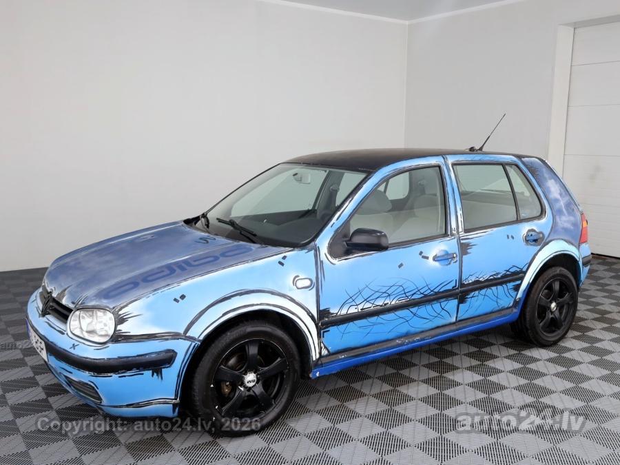Zils Volkswagen Golf 1998 Tallina, ar dzinēja tilpumu 1.60 L un nobraukumu 314 tūkst. km par 999 €, foto 3 vietnē AUTOMOTO.COM.LV