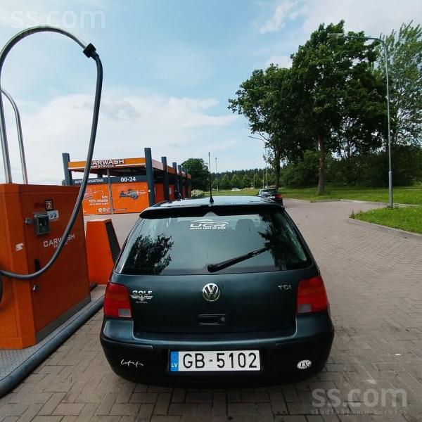 Blue Volkswagen Golf 1999 in Riga, with an engine capacity of 1.90 L and mileage of 310 thousand km for 1190 €, photo 3 on AUTOMOTO.COM.LV