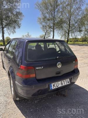 Blue Volkswagen Golf 1999 in Valmiera, with an engine capacity of 1.80 L and mileage of 461 thousand km for 800 €, photo 2 on AUTOMOTO.COM.LV
