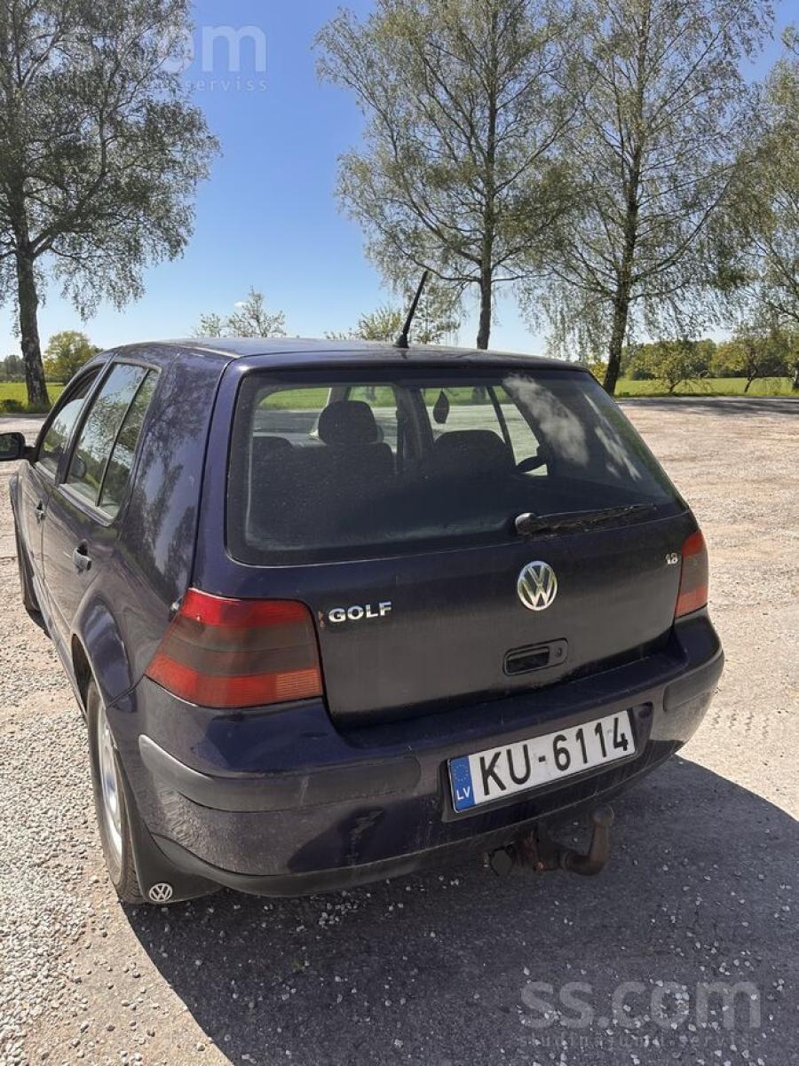 Blue Volkswagen Golf 1999 in Valmiera, with an engine capacity of 1.80 L and mileage of 461 thousand km for 800 €, photo 2 on AUTOMOTO.COM.LV