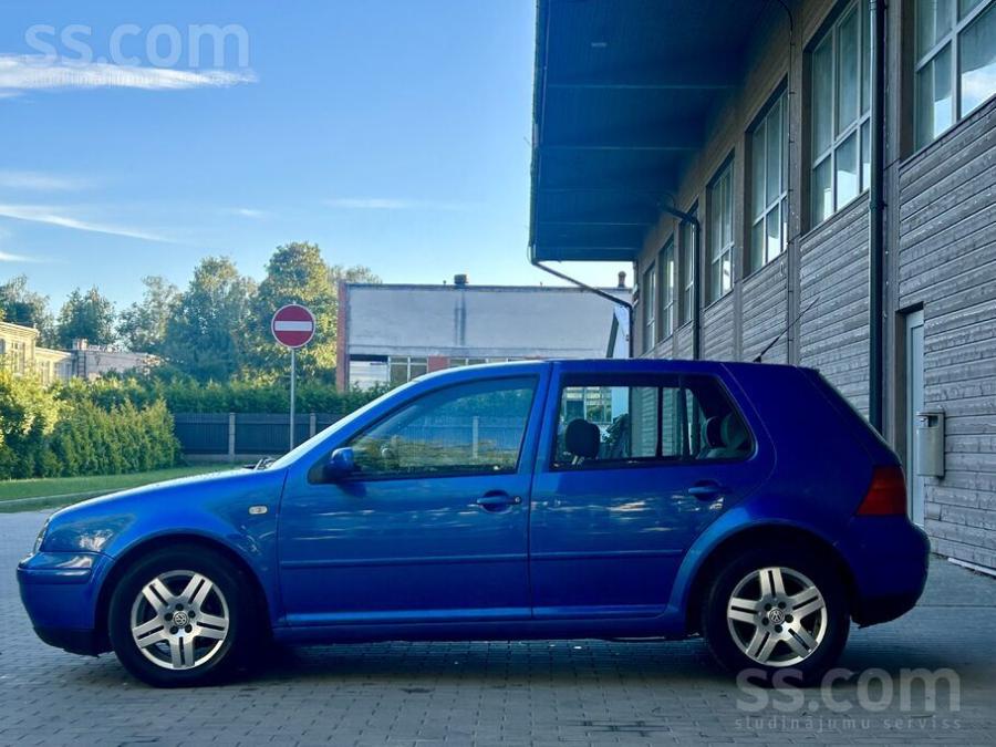 Blue Volkswagen Golf 1999 in Jelgava, with an engine capacity of 1.40 L and mileage of 0 thousand km for 1650 €, photo 5 on AUTOMOTO.COM.LV