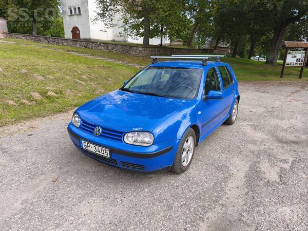 Zils Volkswagen Golf 1999 Saldus, ar dzinēja tilpumu 1.60 L un nobraukumu 0 tūkst. km par 1200 €, foto 2 vietnē AUTOMOTO.COM.LV