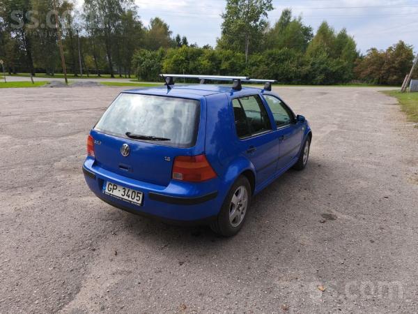 Zils Volkswagen Golf 1999 Saldus, ar dzinēja tilpumu 1.60 L un nobraukumu 0 tūkst. km par 1200 €, foto 6 vietnē AUTOMOTO.COM.LV