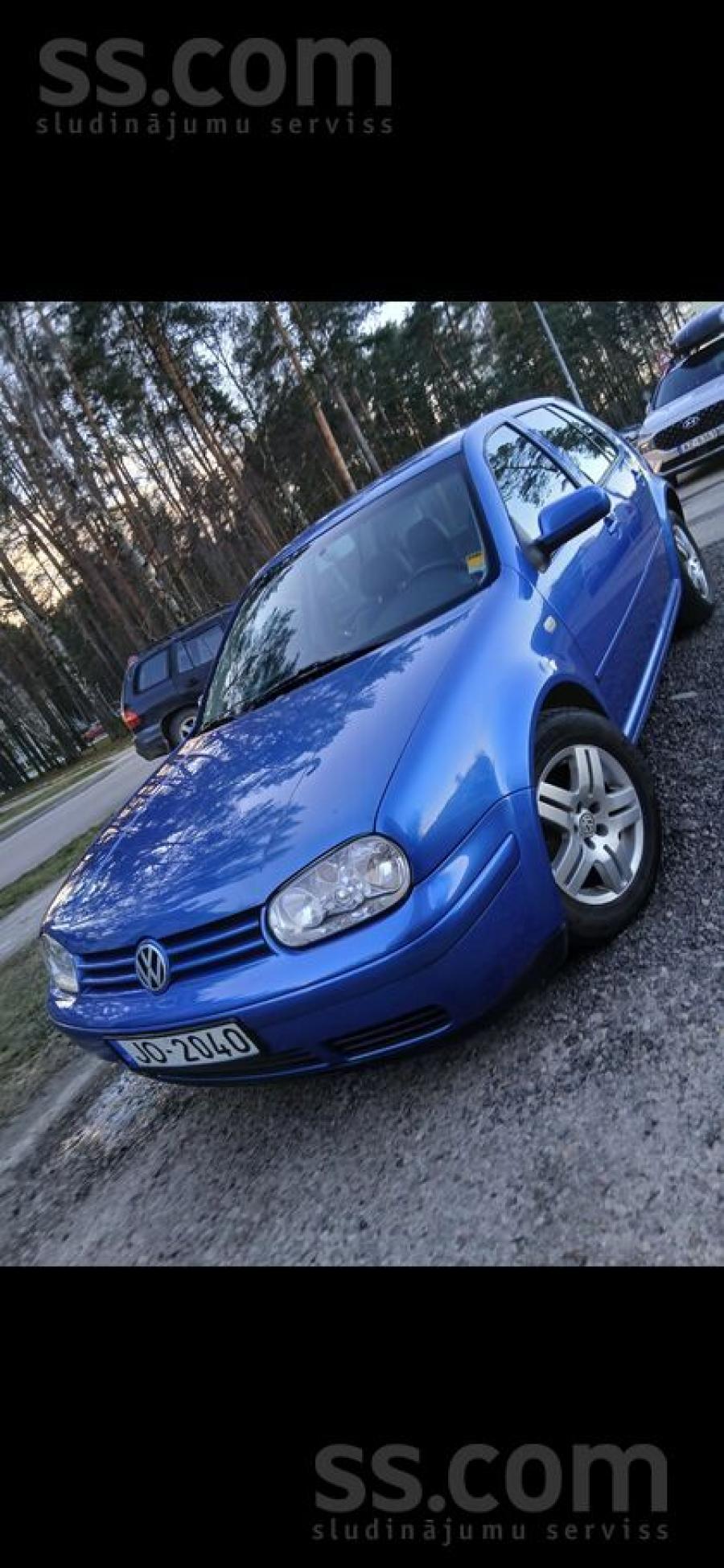 Blue Volkswagen Golf 1999 in Riga, with an engine capacity of 1.40 L and mileage of 307 thousand km for 1500 €, photo 1 on AUTOMOTO.COM.LV