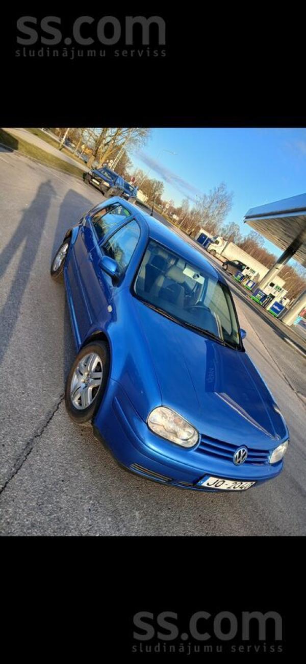 Zils Volkswagen Golf 1999 Rīga, ar dzinēja tilpumu 1.40 L un nobraukumu 307 tūkst. km par 1500 €, foto 2 vietnē AUTOMOTO.COM.LV