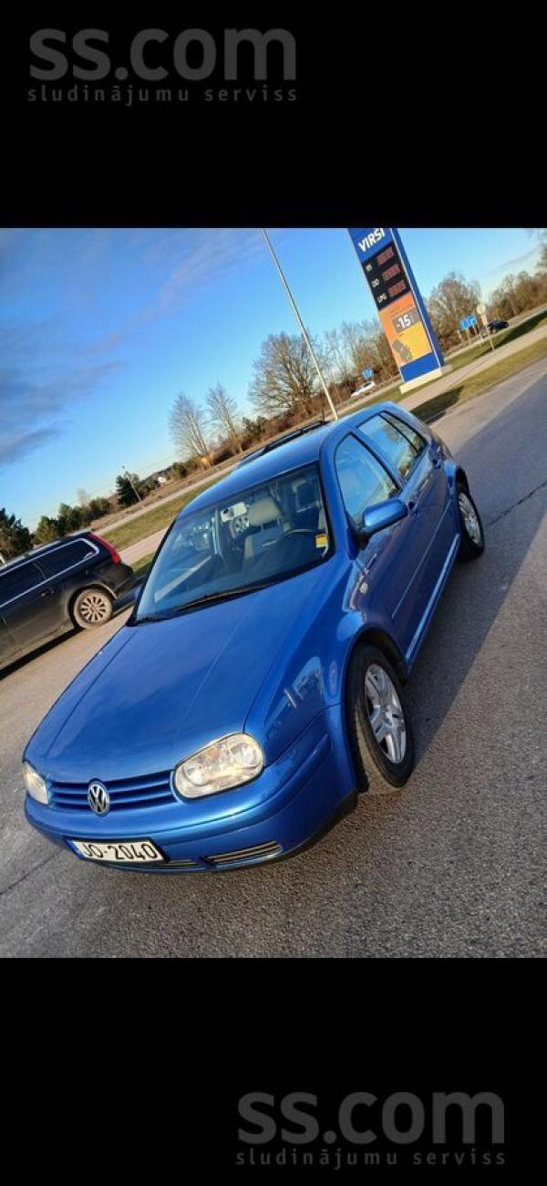 Zils Volkswagen Golf 1999 Rīga, ar dzinēja tilpumu 1.40 L un nobraukumu 307 tūkst. km par 1500 €, foto 3 vietnē AUTOMOTO.COM.LV