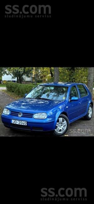 Blue Volkswagen Golf 1999 in Riga, with an engine capacity of 1.40 L and mileage of 307 thousand km for 1350 €, photo 2 on AUTOMOTO.COM.LV