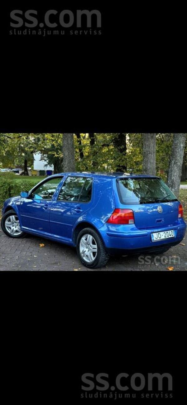 Blue Volkswagen Golf 1999 in Riga, with an engine capacity of 1.40 L and mileage of 307 thousand km for 1350 €, photo 7 on AUTOMOTO.COM.LV